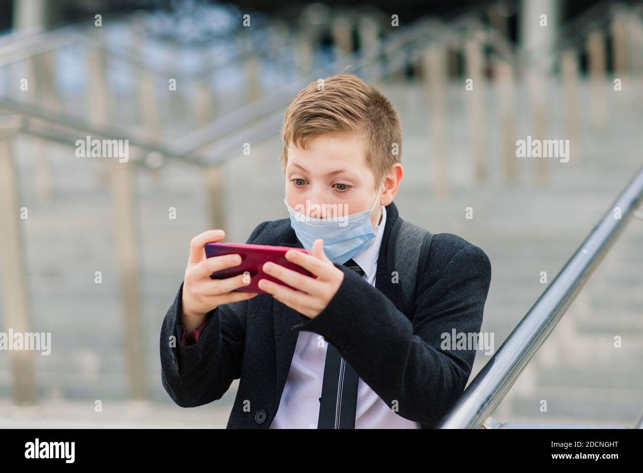 Sick child school uniform hi-res stock photography and images - Alamy