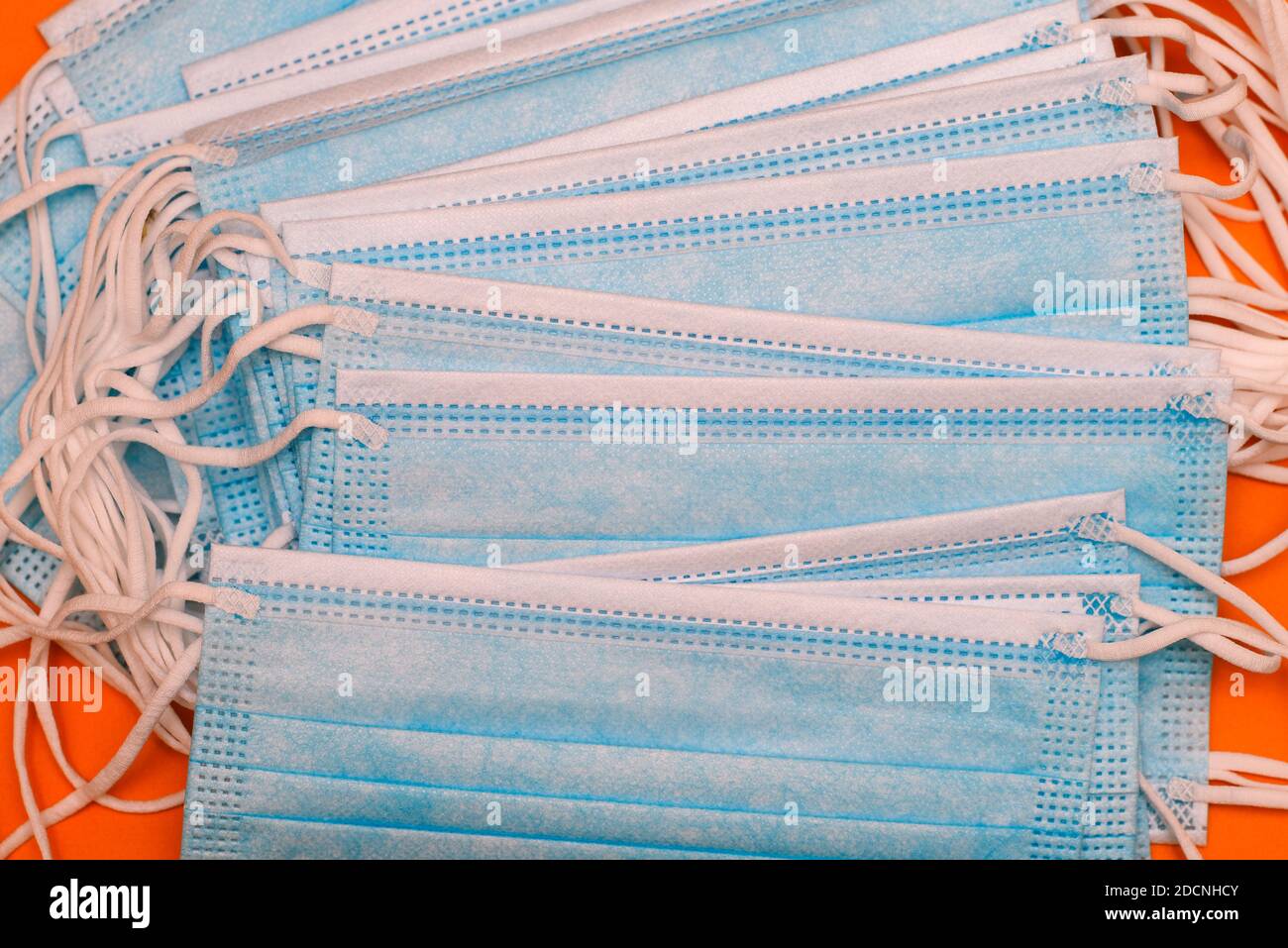 Disposable medical masks. Protecting people from bacteria and viruses ...