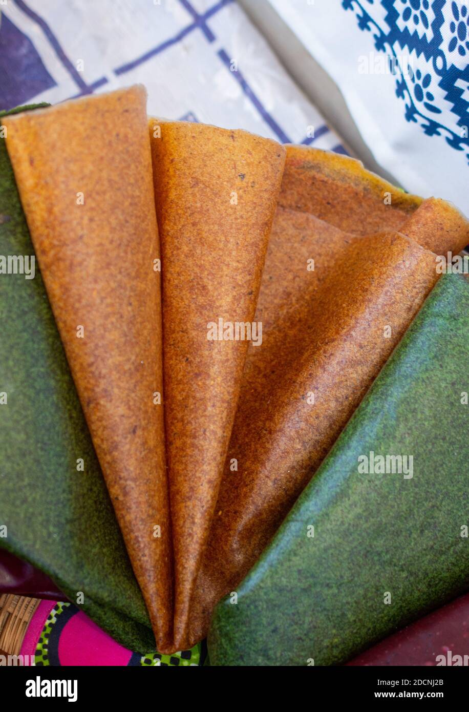 Georgian style dried fruit pulp as snack food Stock Photo - Alamy