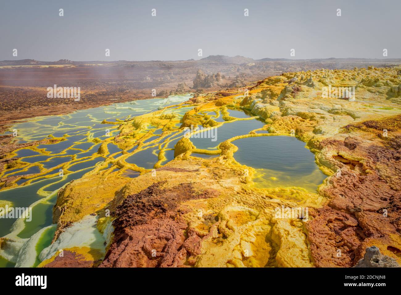 The hottest place on earth, Danakil Depression Stock Photo - Alamy