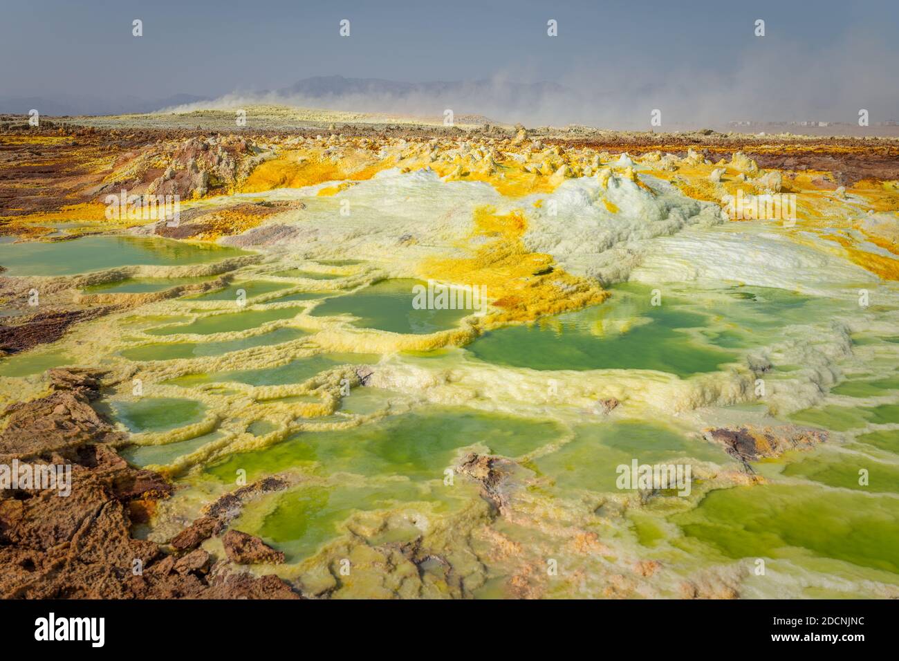 The hottest place on earth, Danakil Depression Stock Photo - Alamy