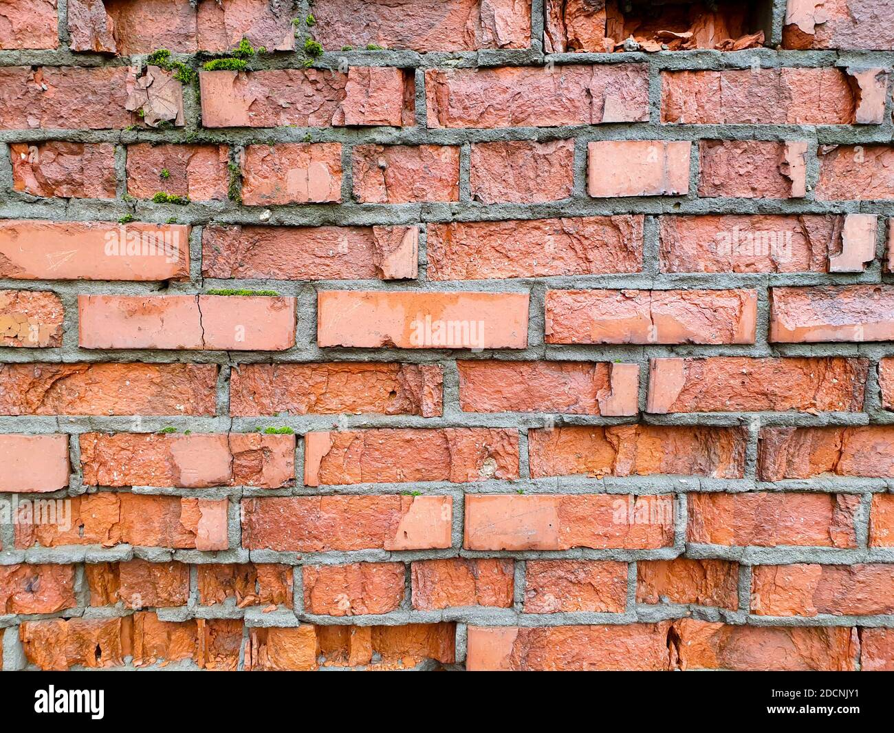 old brick wall texture. Brick wall of historical bricks Stock Photo - Alamy