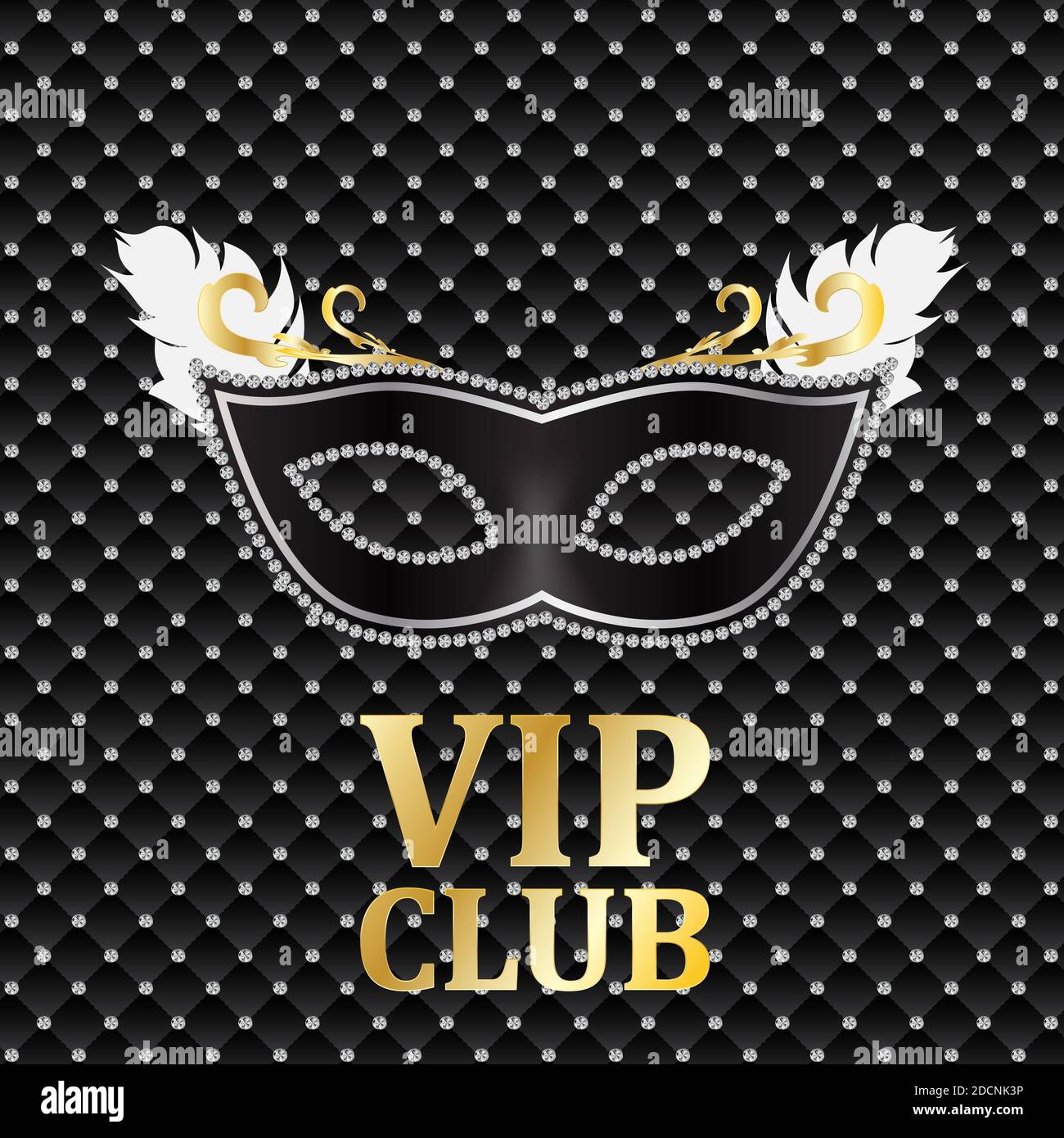Elegant Dark VIP Card Illustration Stock Photo - Alamy