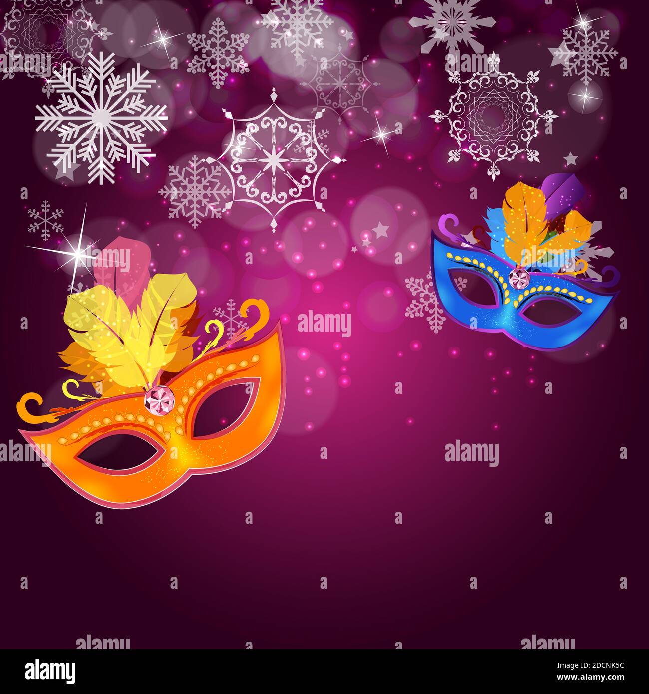 Abstract Beauty Merry Christmas and New Year Party Background with ...