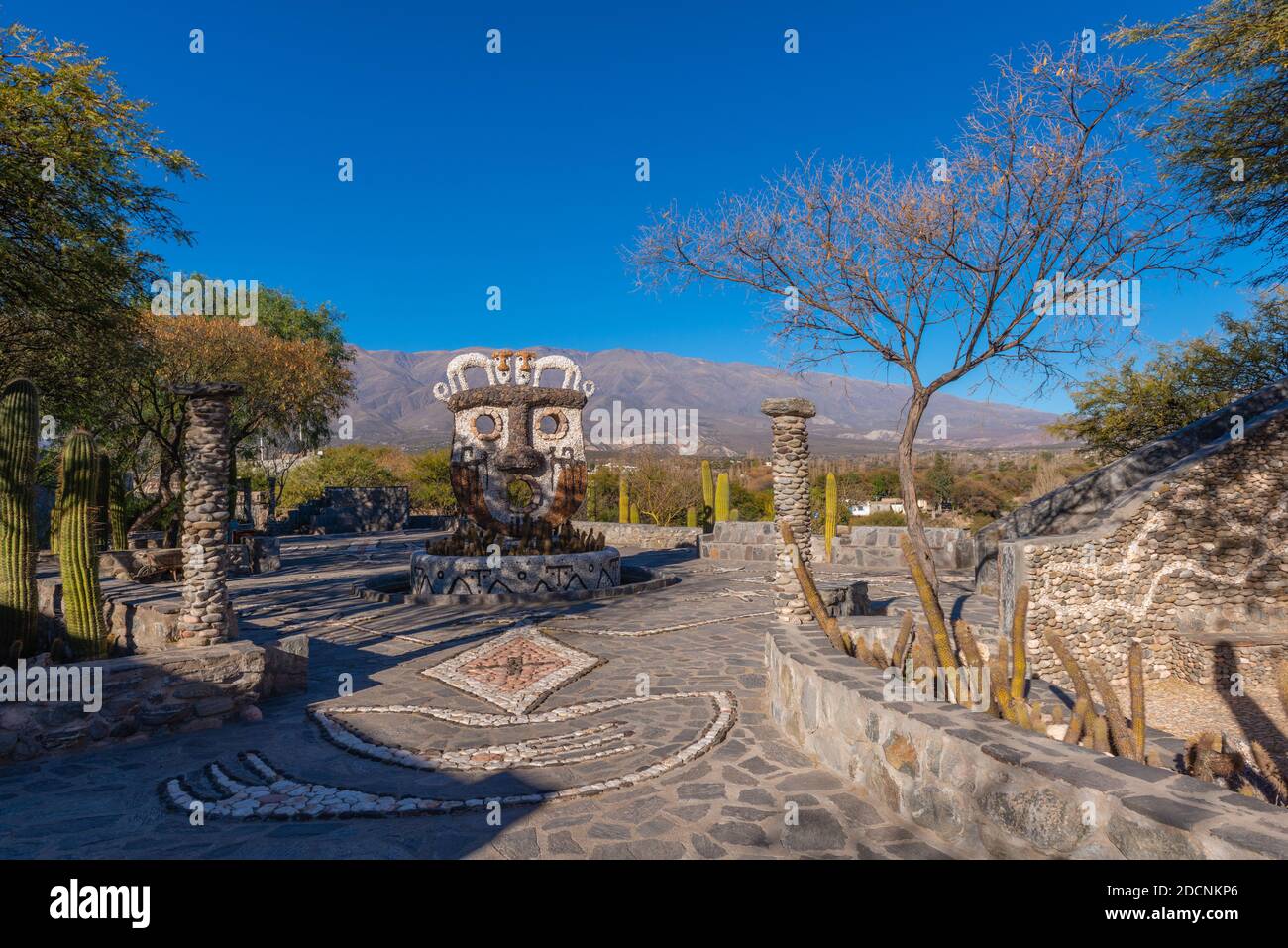 The mask Máscara de la Pachamama, Museo de la Pachamama, Amaichá del ...