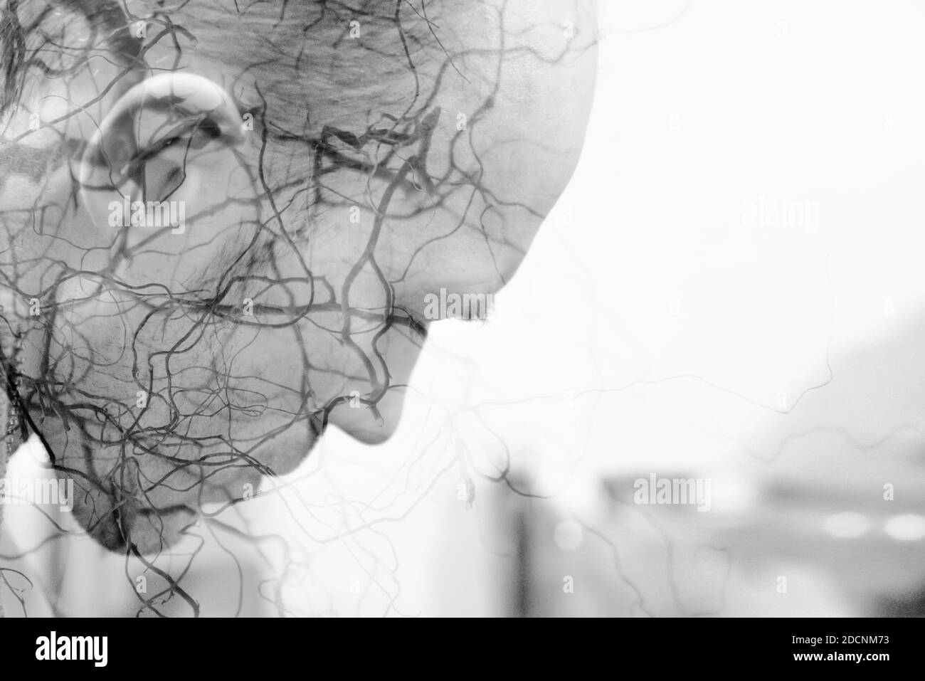 Thoughts people Black and White Stock Photos & Images - Alamy