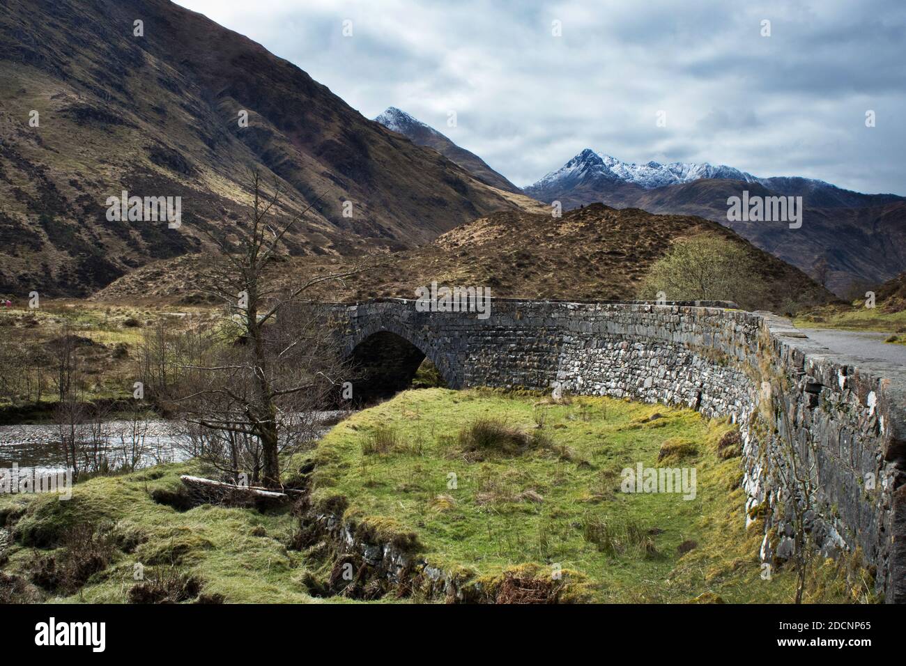 Glen Sheil bridge famouse for the battle fought in 1719 Stock Photo - Alamy