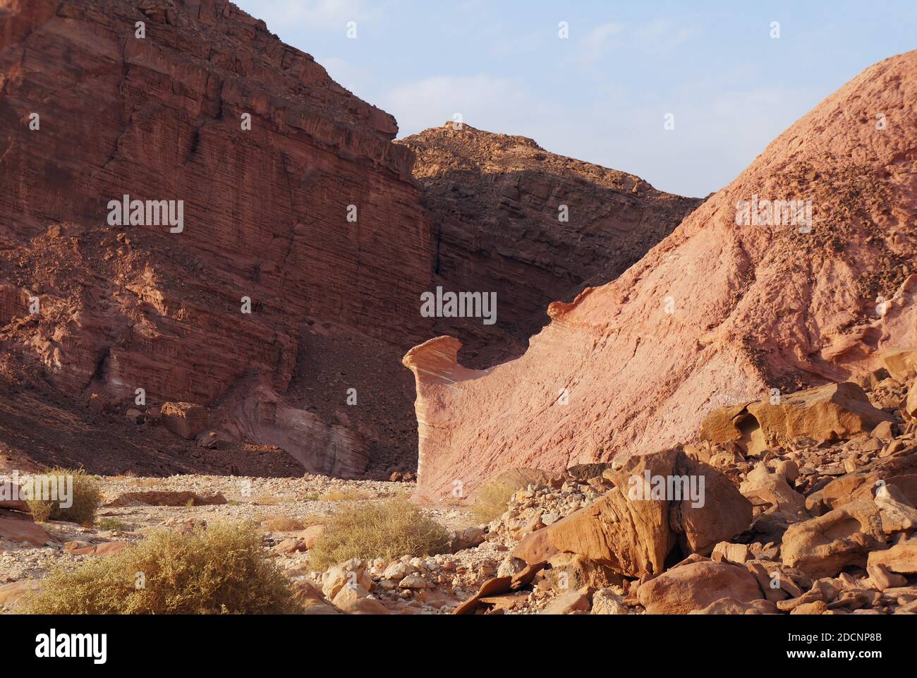 Beautiful colors of mountains near Israel Route in South Stock Photo ...