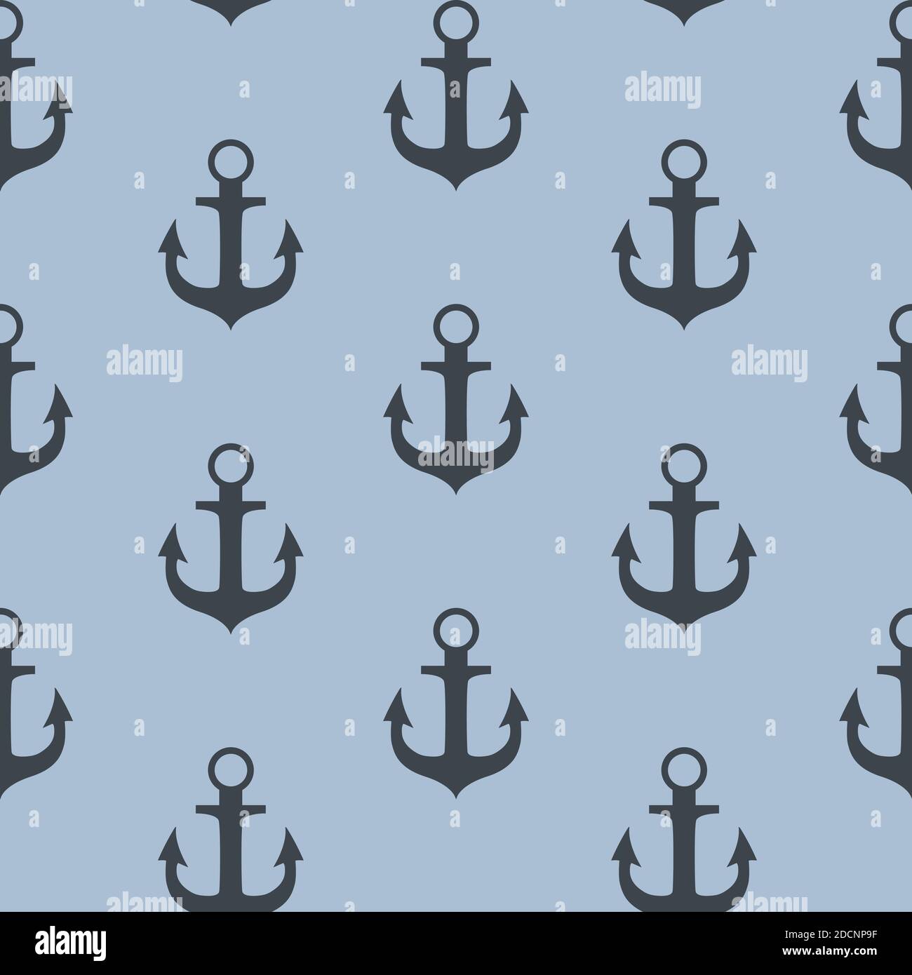 Anchor Seamless Pattern Background Illustration Stock Photo - Alamy