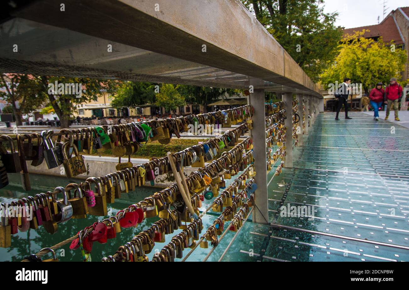 The Butchers' Bridge It is also known as the love padlocks-decorated ...