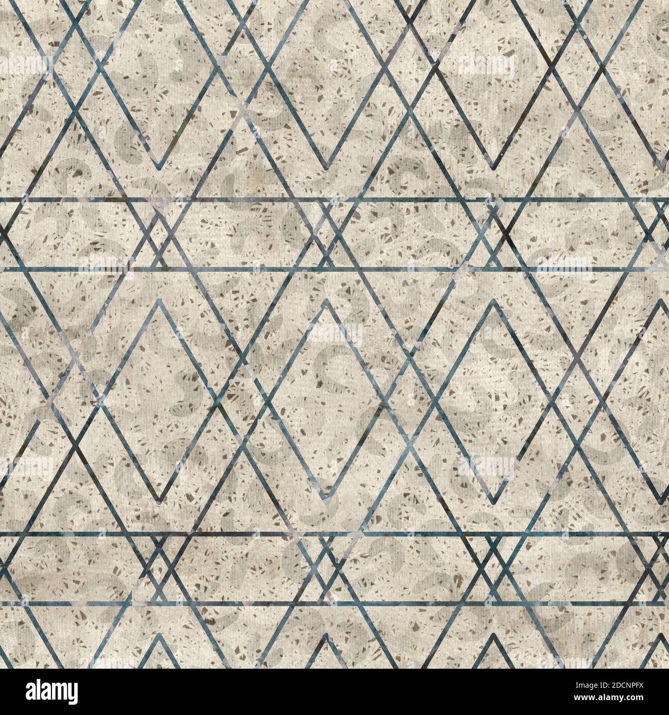 Chic formal grungy geo texture seamless pattern Stock Photo - Alamy