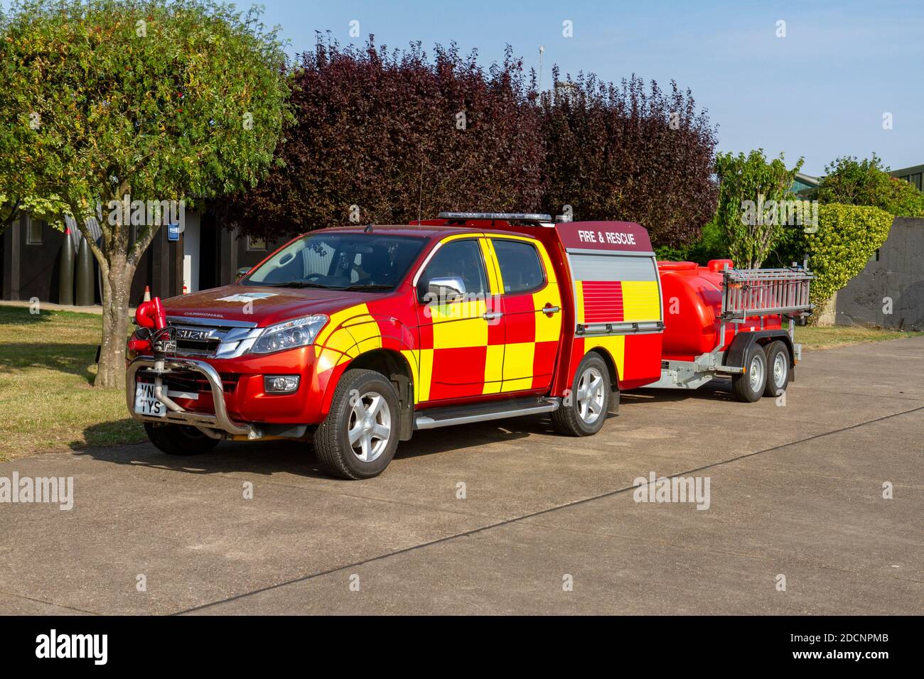 A Suzuki Carmichael Fire & Rescue truck at Lincolnshire Aviation ...