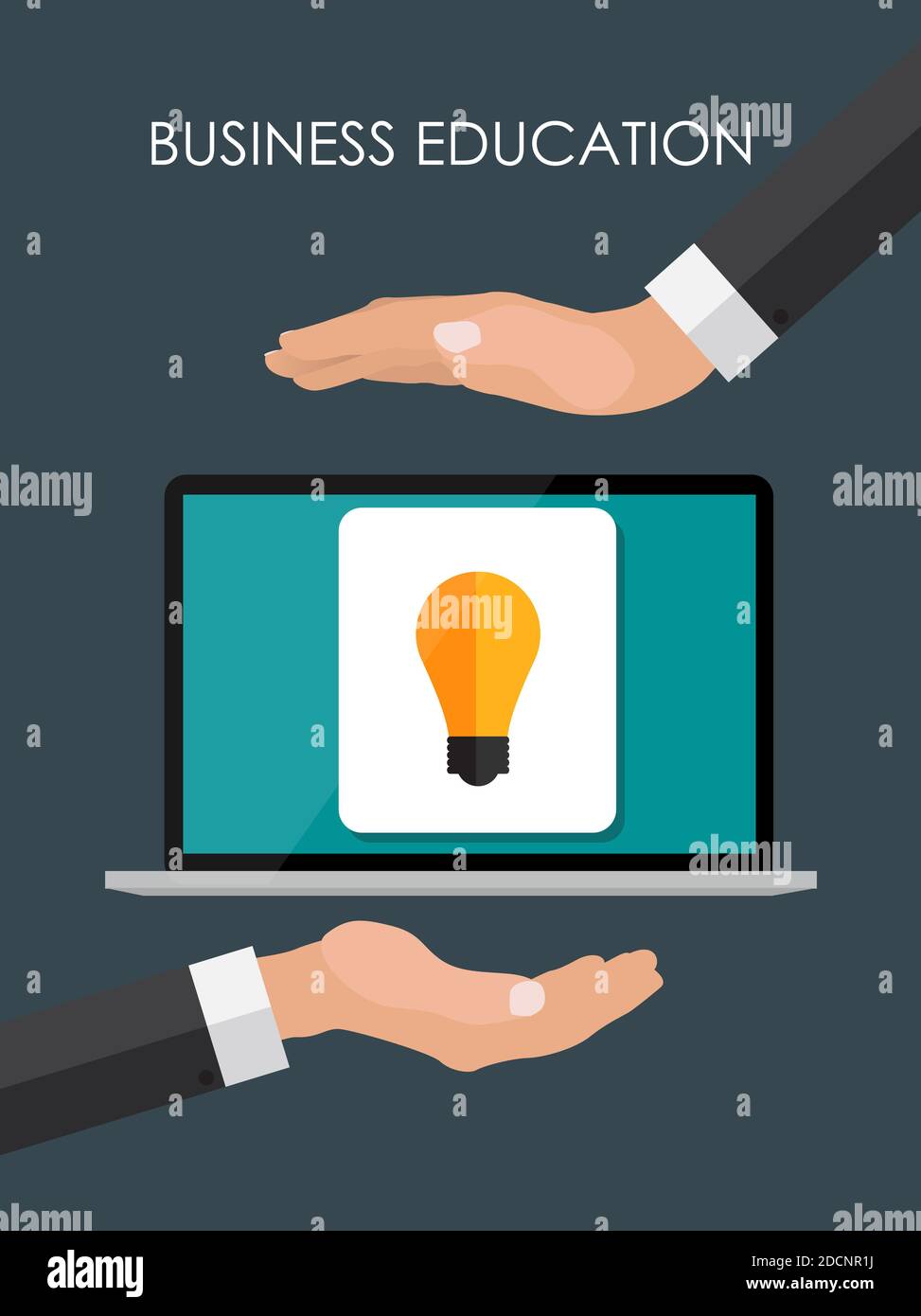 Helping Hand. Business Education Concept. Trends and innovation in ...