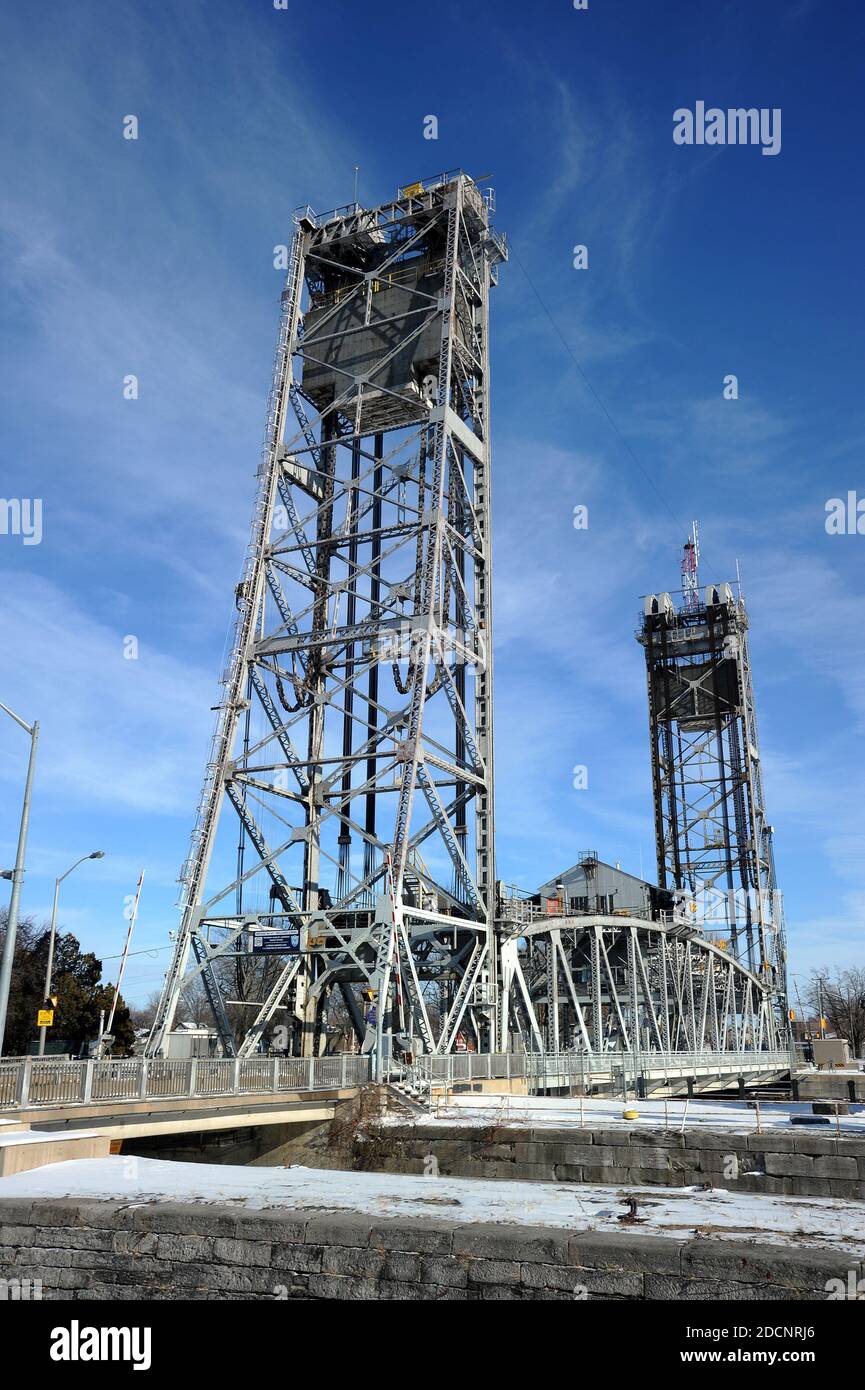 Clarence Street Bridge, Port Colborne Stock Photo - Alamy