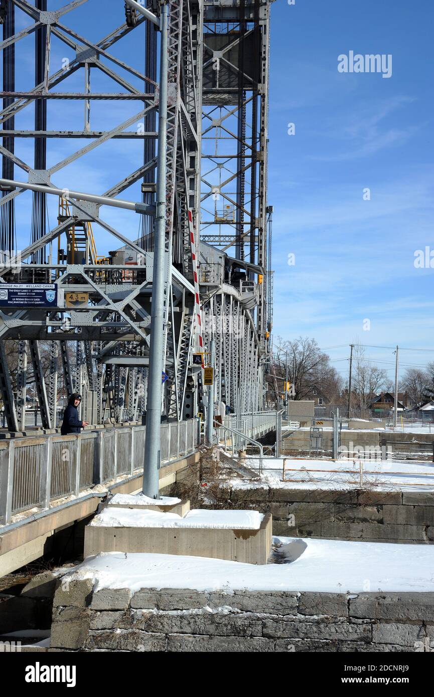 Clarence Street Bridge, Port Colborne Stock Photo - Alamy