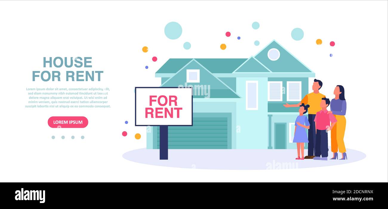 Family apartment rental Stock Vector Images - Alamy