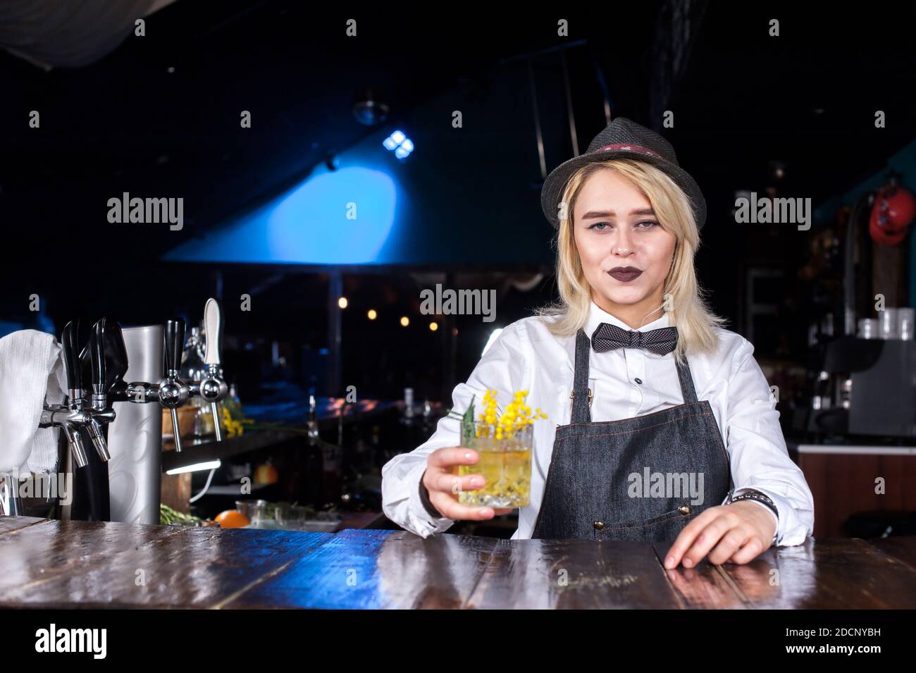 Girl bartender hi-res stock photography and images - Alamy