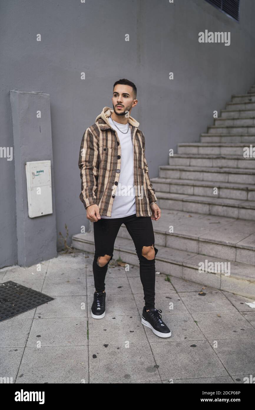 Man coming down a staircase hi-res stock photography and images - Alamy