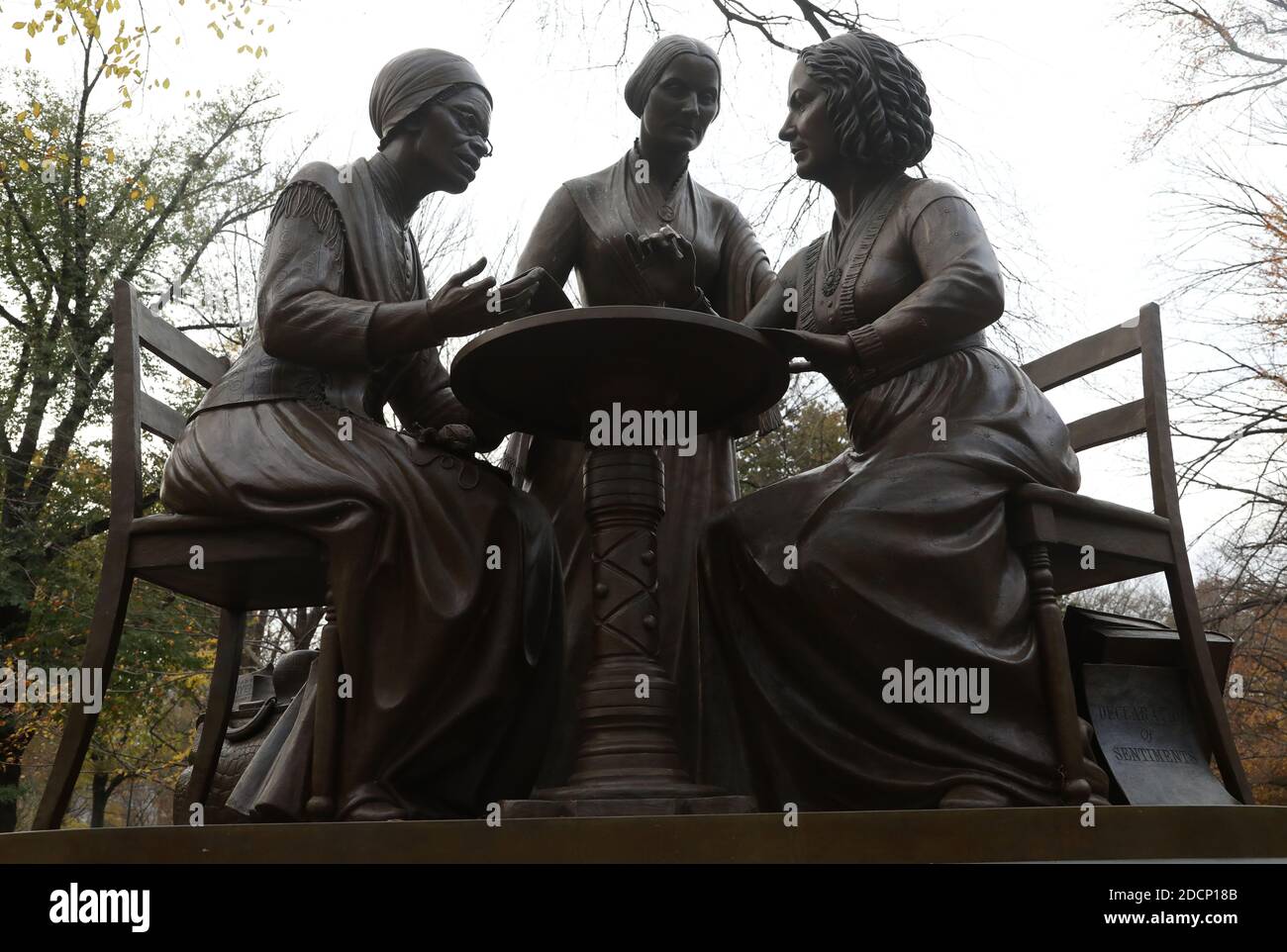 New York, New York, USA. 22nd Nov, 2020. A view of sculptor Meredith ...