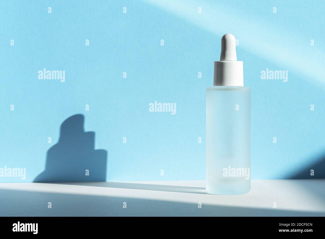 Hyaluronic acid oil tincture. Transparent liquid emulsion in glass ...