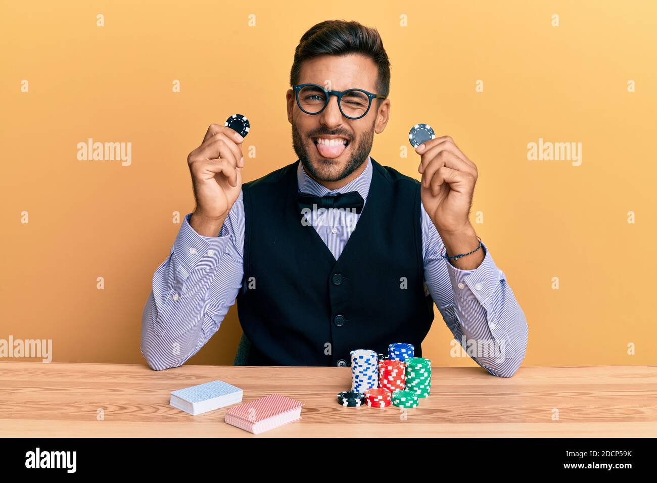 Croupier stick chips hi-res stock photography and images - Alamy