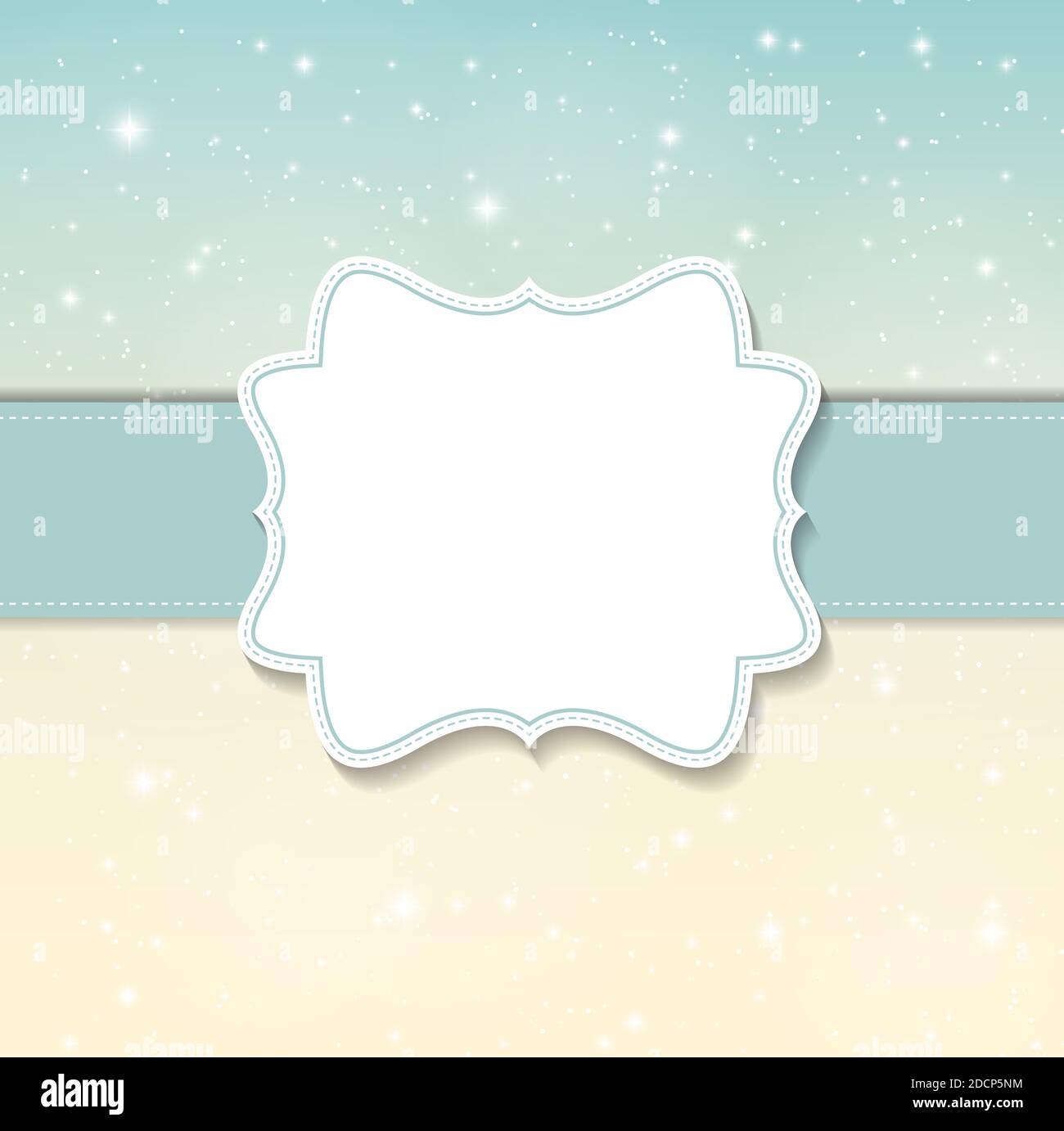 Vintage background with Frame Retro Illustration Stock Photo - Alamy