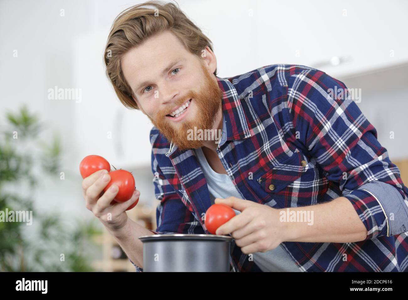 Man pasta meat not woman not child hi-res stock photography and images ...