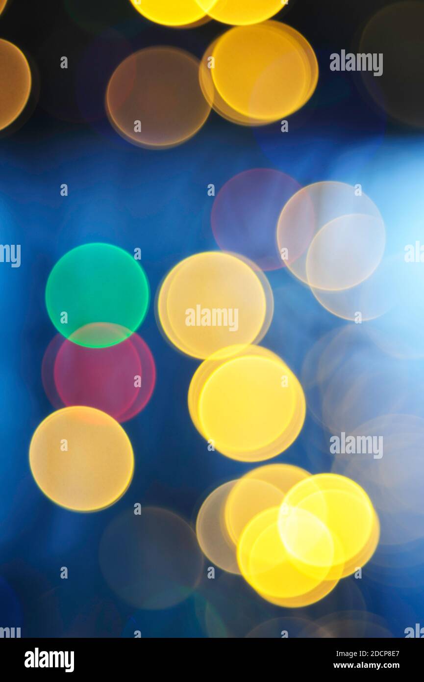 Christmas lights defocused Stock Photo - Alamy