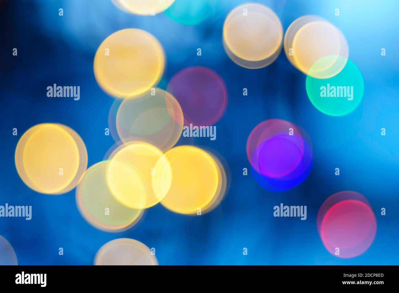 Christmas lights defocused Stock Photo - Alamy