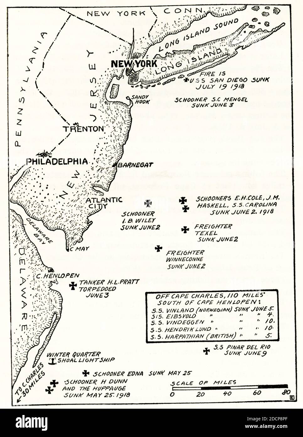 Map of german submarines world war i hi-res stock photography and ...