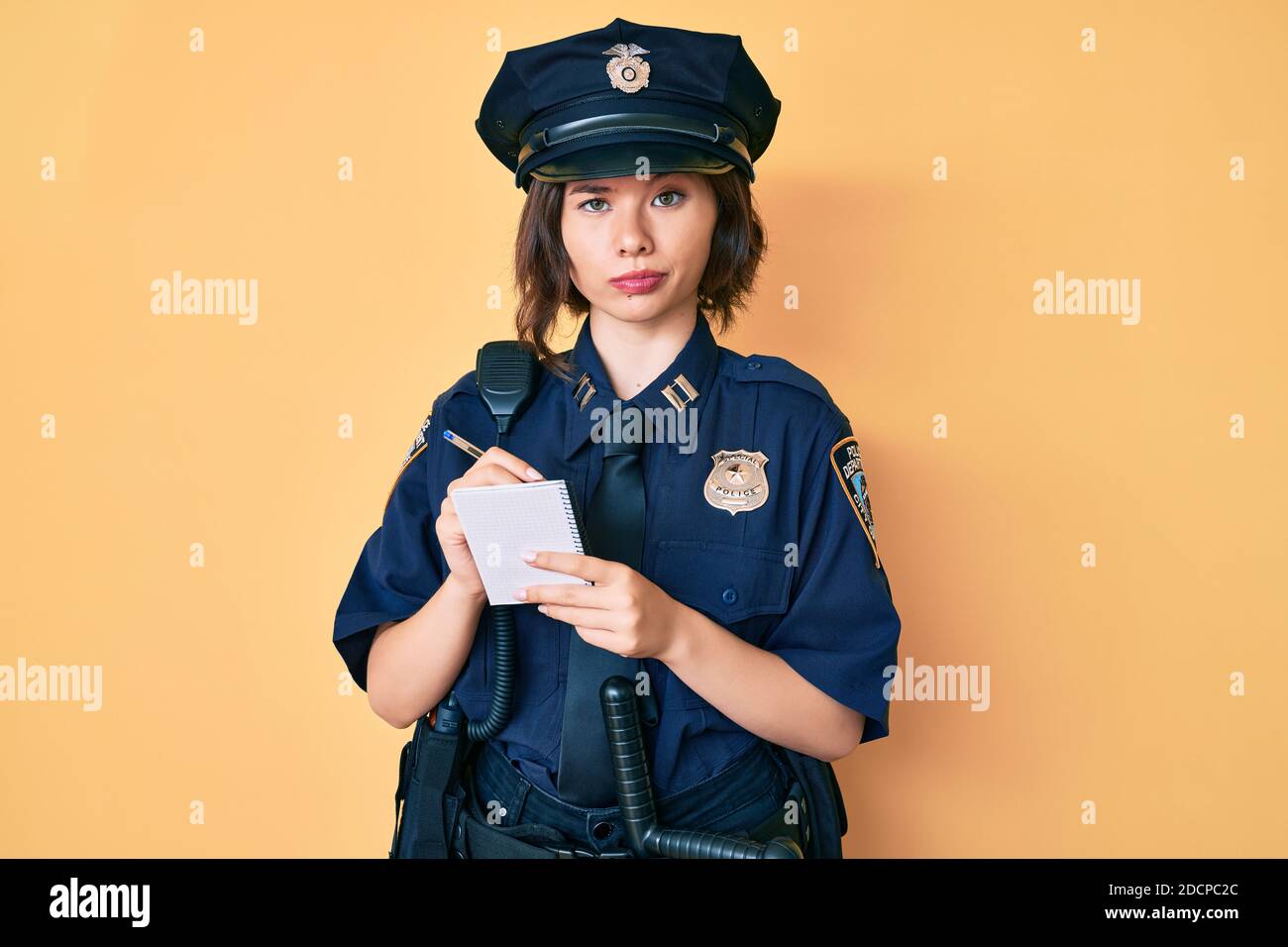 Hispanic police officer ticket hi-res stock photography and images - Alamy