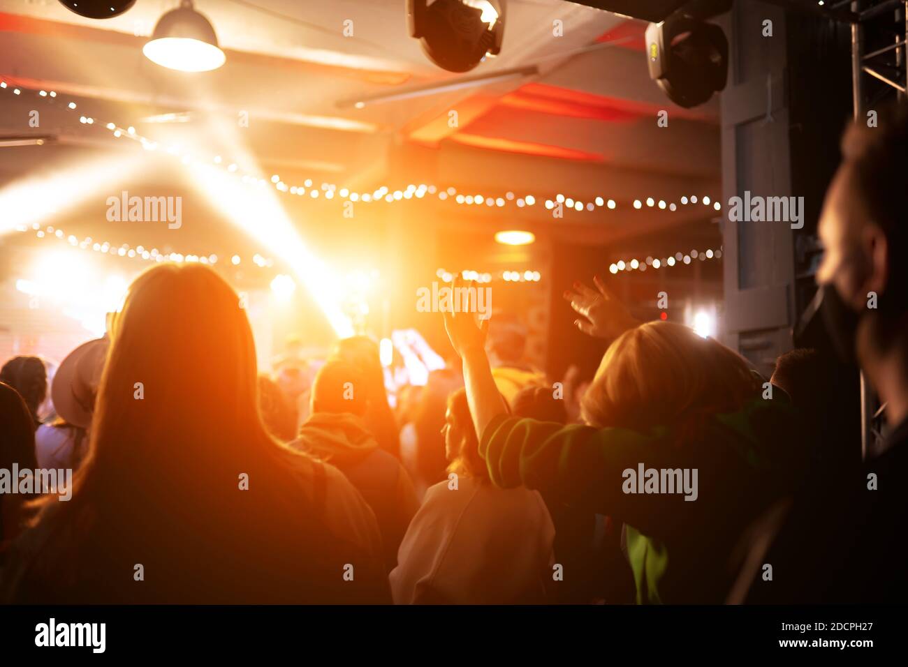 Photo of many people enjoying rock concert hi-res stock photography and ...