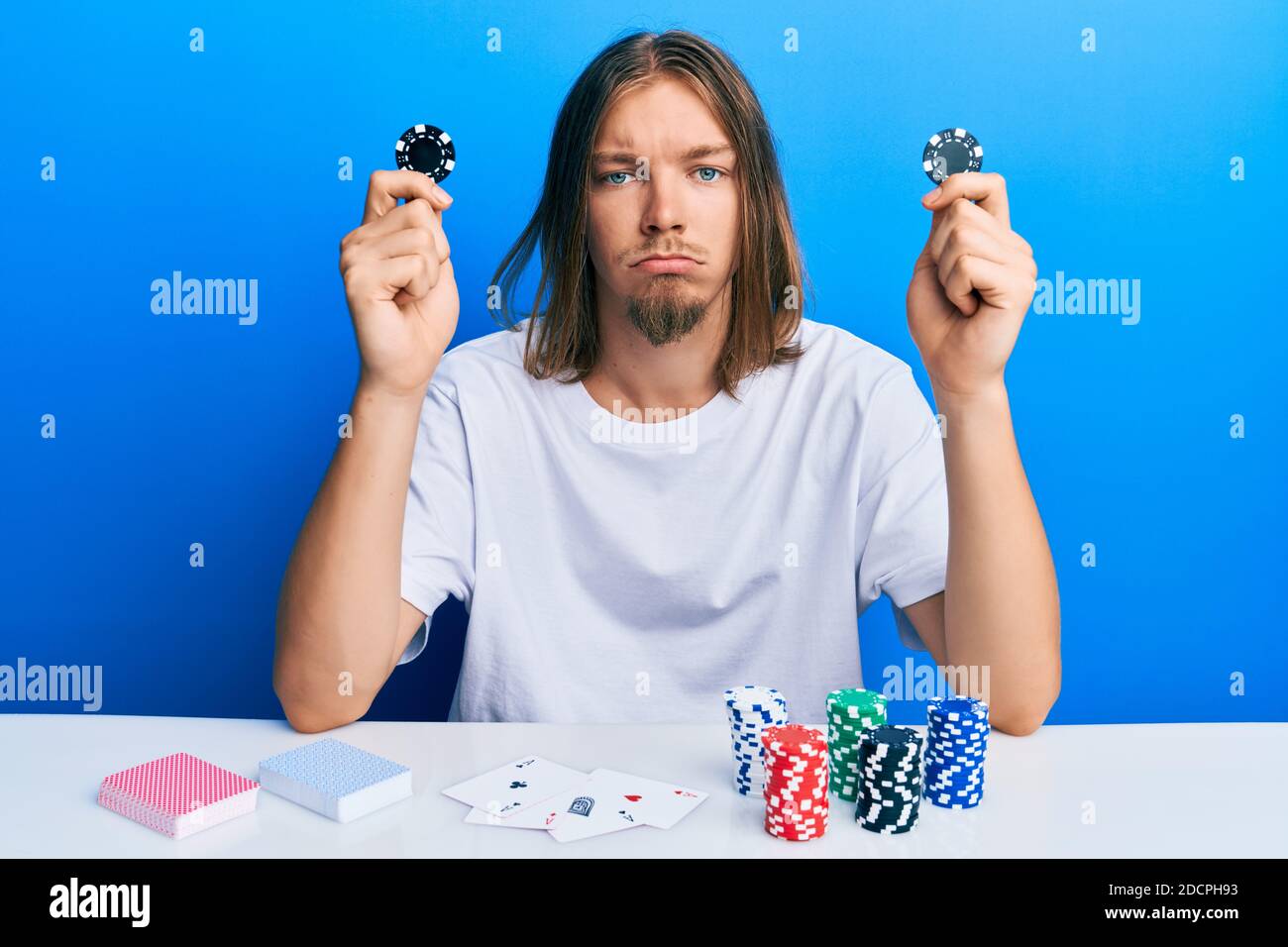 Poker player sad hi-res stock photography and images - Alamy