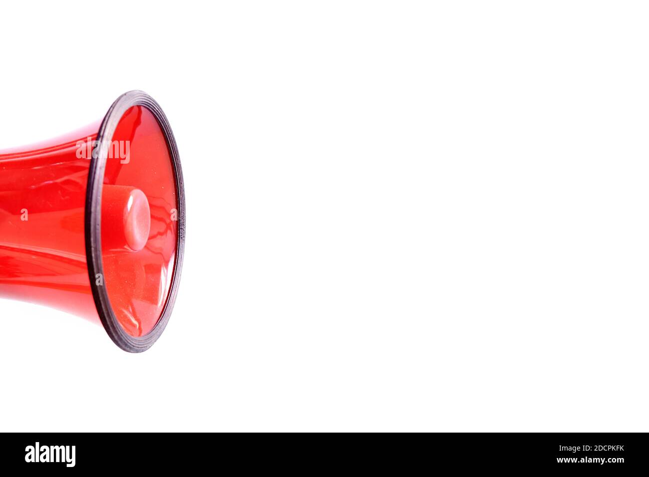 A studio photo of a red mega phone Stock Photo - Alamy