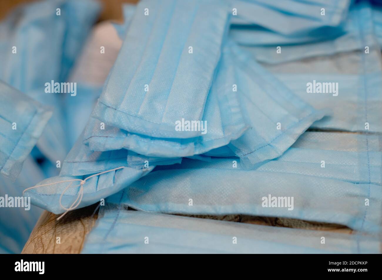 medical mask production workers are organizing masks to prepare for ...