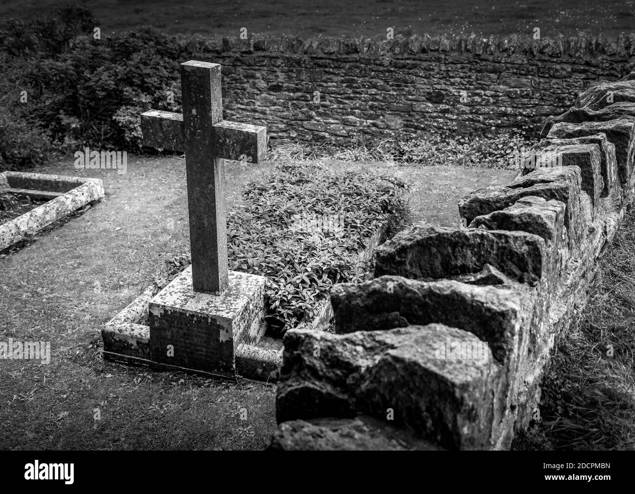 Old dry stone on Black and White Stock Photos & Images - Alamy