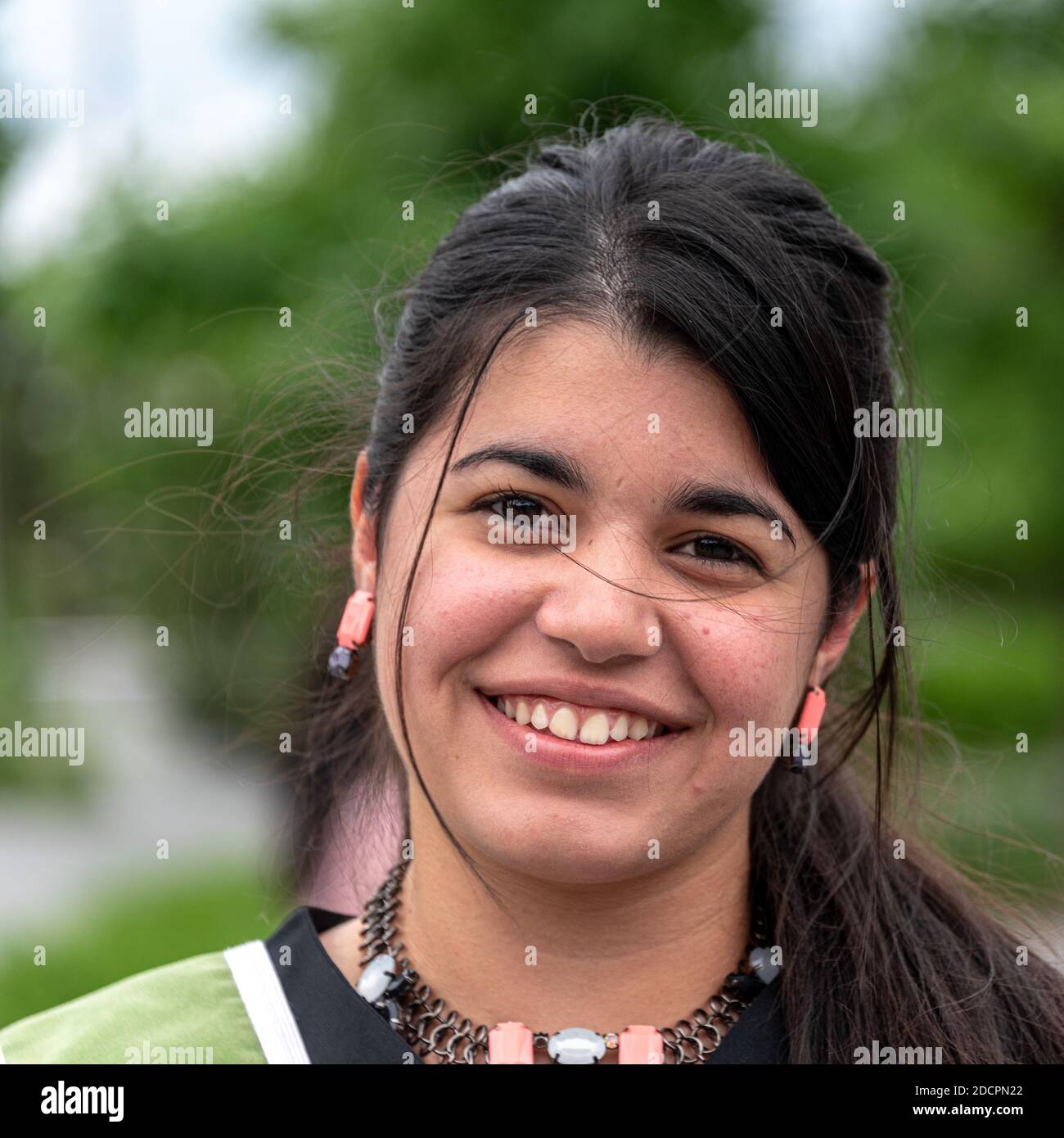 Toronto, Canada, graduation at Centennial College. Real life scene ...