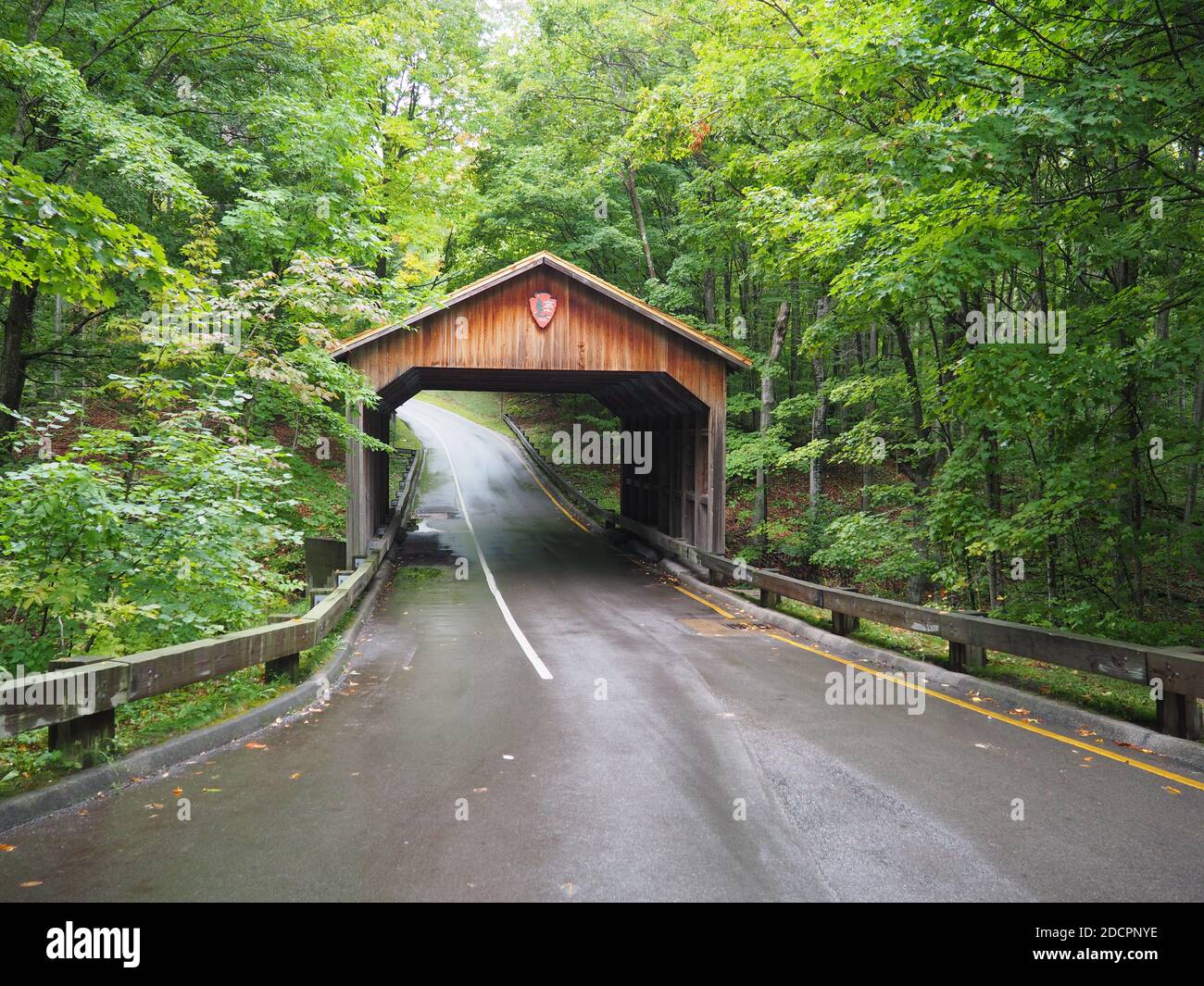Michigan covered bridge hi-res stock photography and images - Alamy