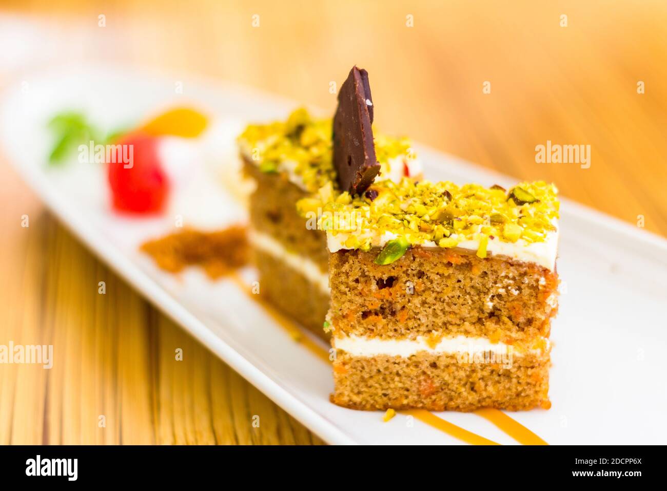 Slice delicious carrot cake hi-res stock photography and images - Alamy