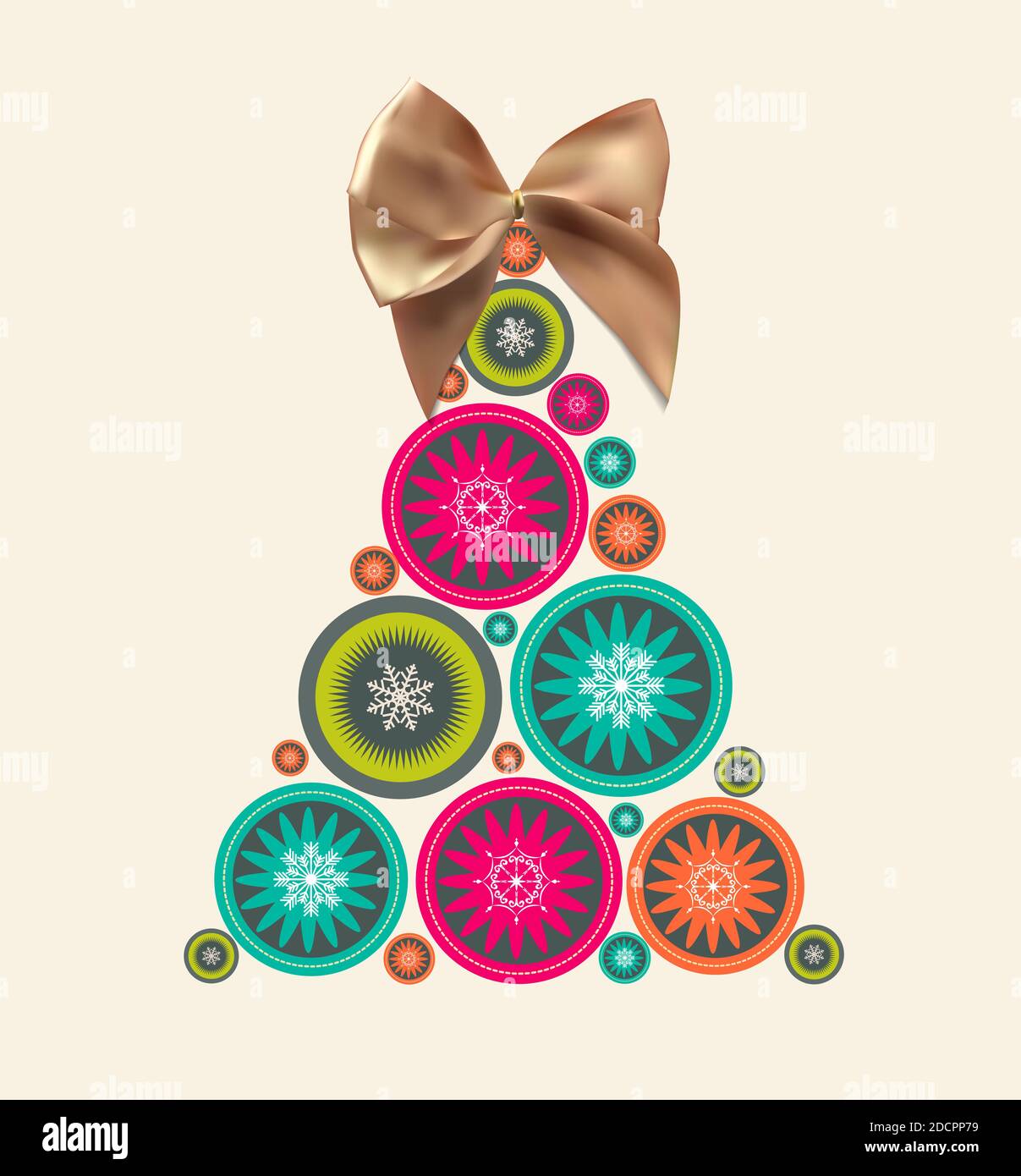 Abstract Beauty Christmas and New Year Background with Bow Ribbon ...