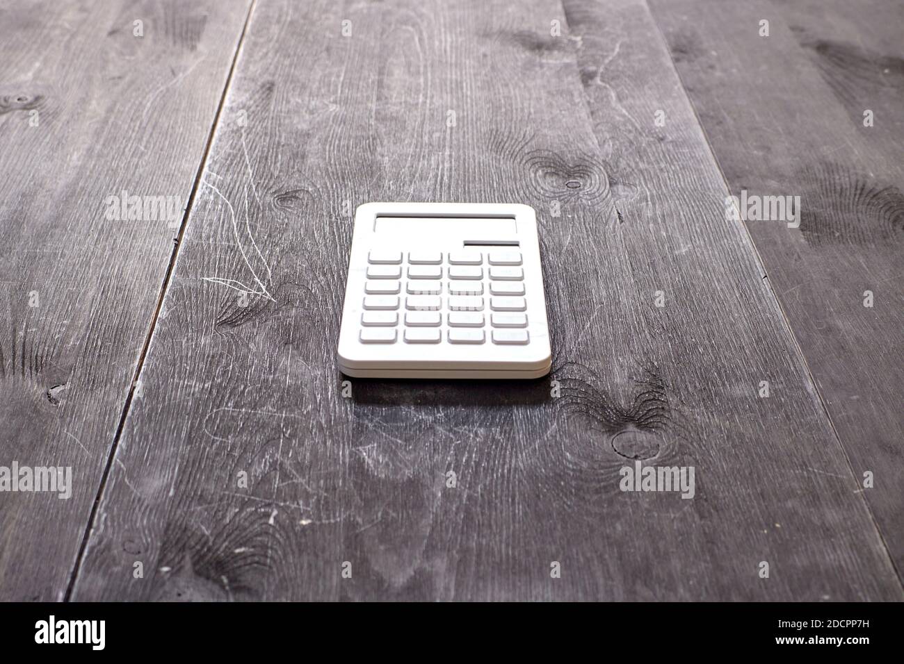 A studio photo of a desktop calculator Stock Photo - Alamy