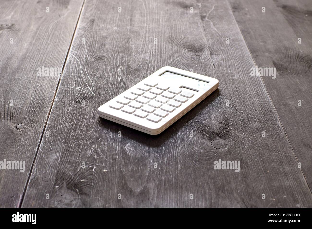 A studio photo of a desktop calculator Stock Photo - Alamy