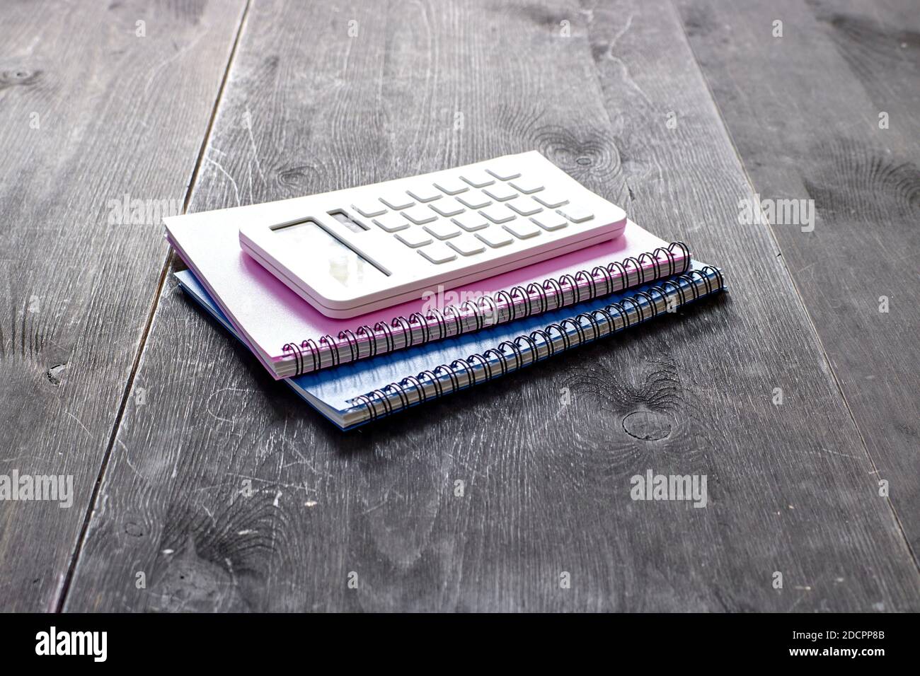 A studio photo of a desktop calculator Stock Photo - Alamy