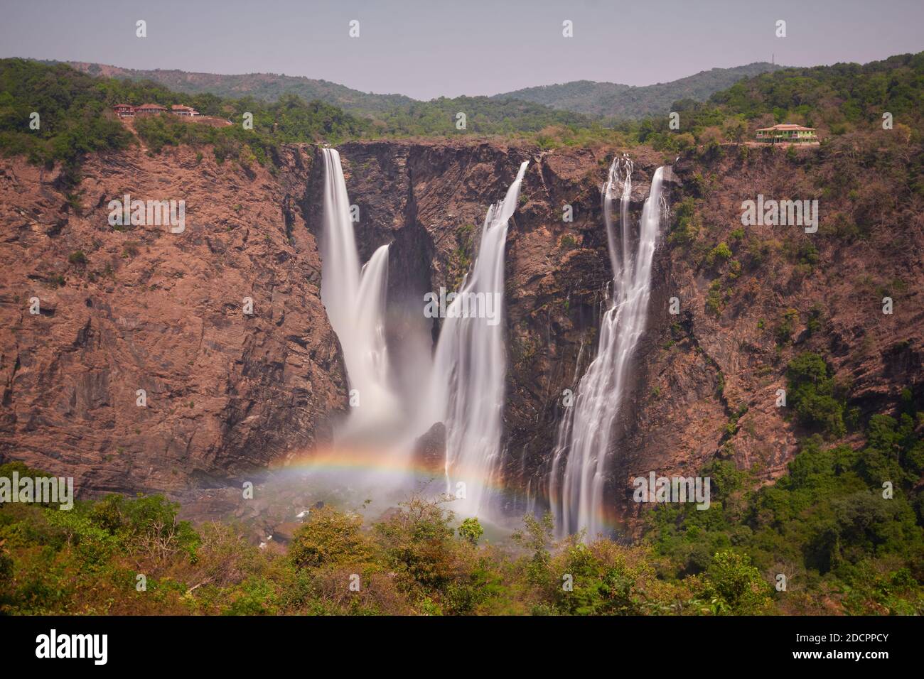 Karnataka waterfall attractions hi-res stock photography and images - Alamy