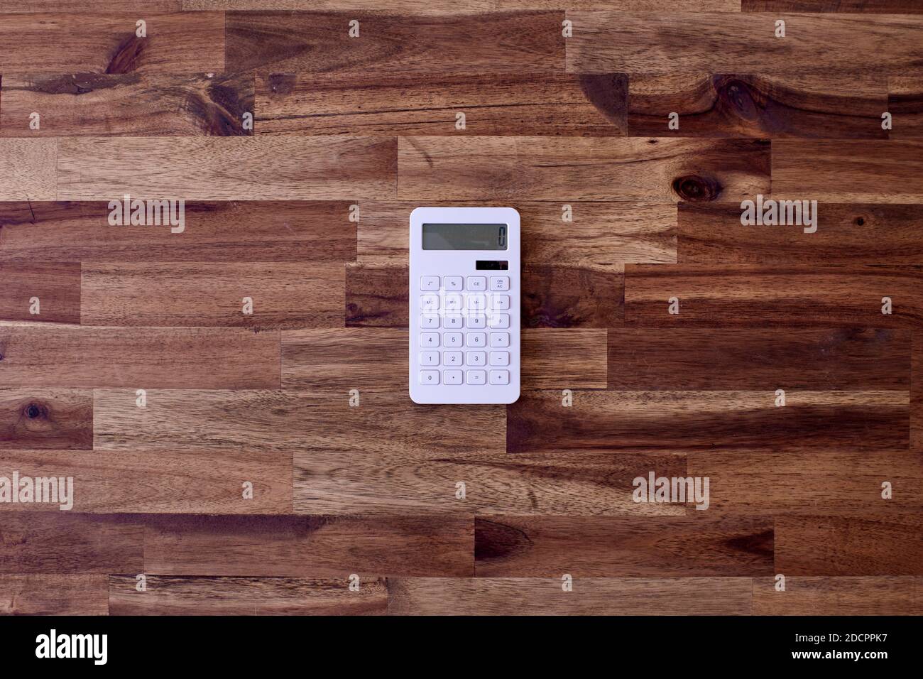 A studio photo of a desktop calculator Stock Photo - Alamy