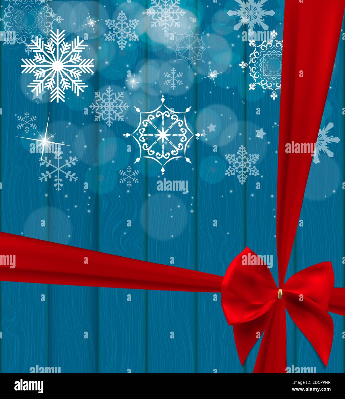 Abstract Beauty Christmas and New Year Background with Bow Ribbon ...