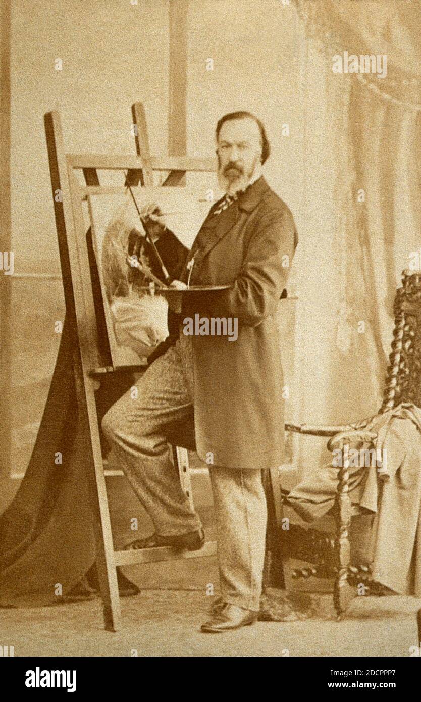 1870 ca, GREAT BRITAIN : The british painter ALFRED W. ELMORE ( 1815 ...
