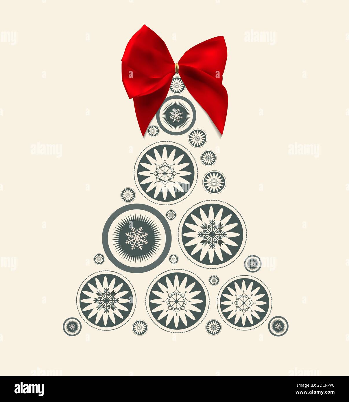 Abstract Beauty Christmas and New Year Background with Bow Ribbon ...