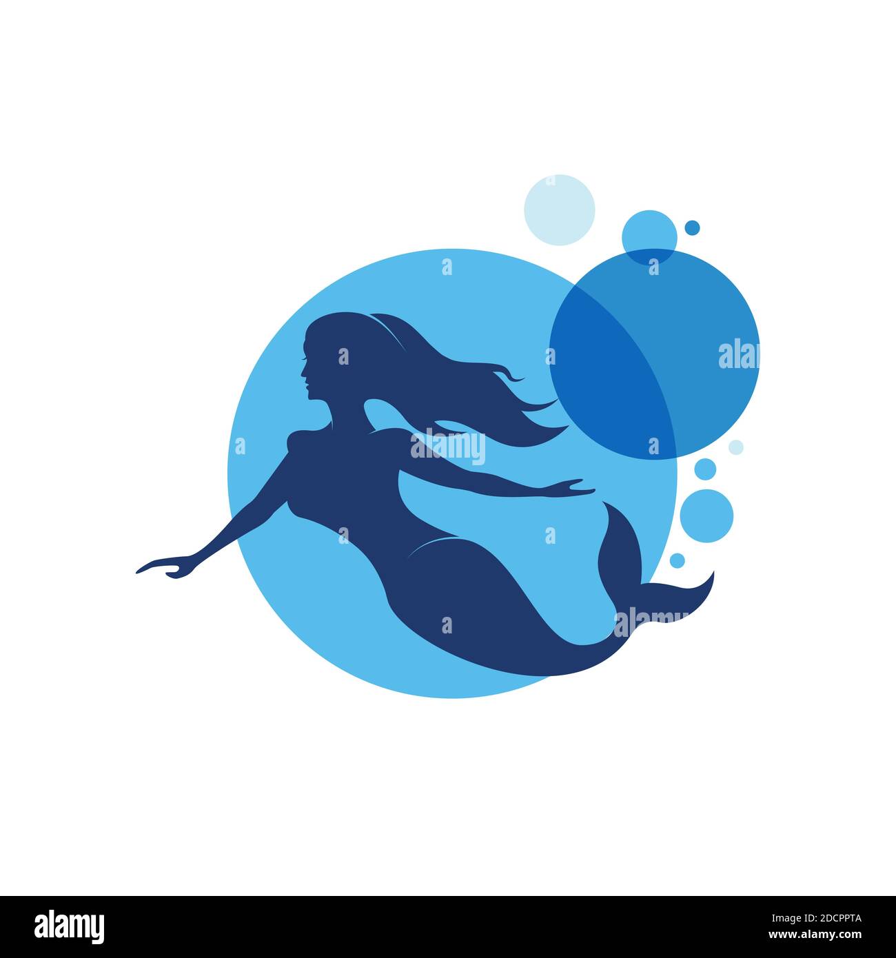 Midnight underwater Stock Vector Images - Alamy
