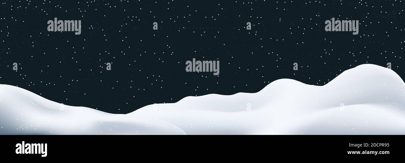 Falling Christmas Shining transparent beautiful, shining snow with ...